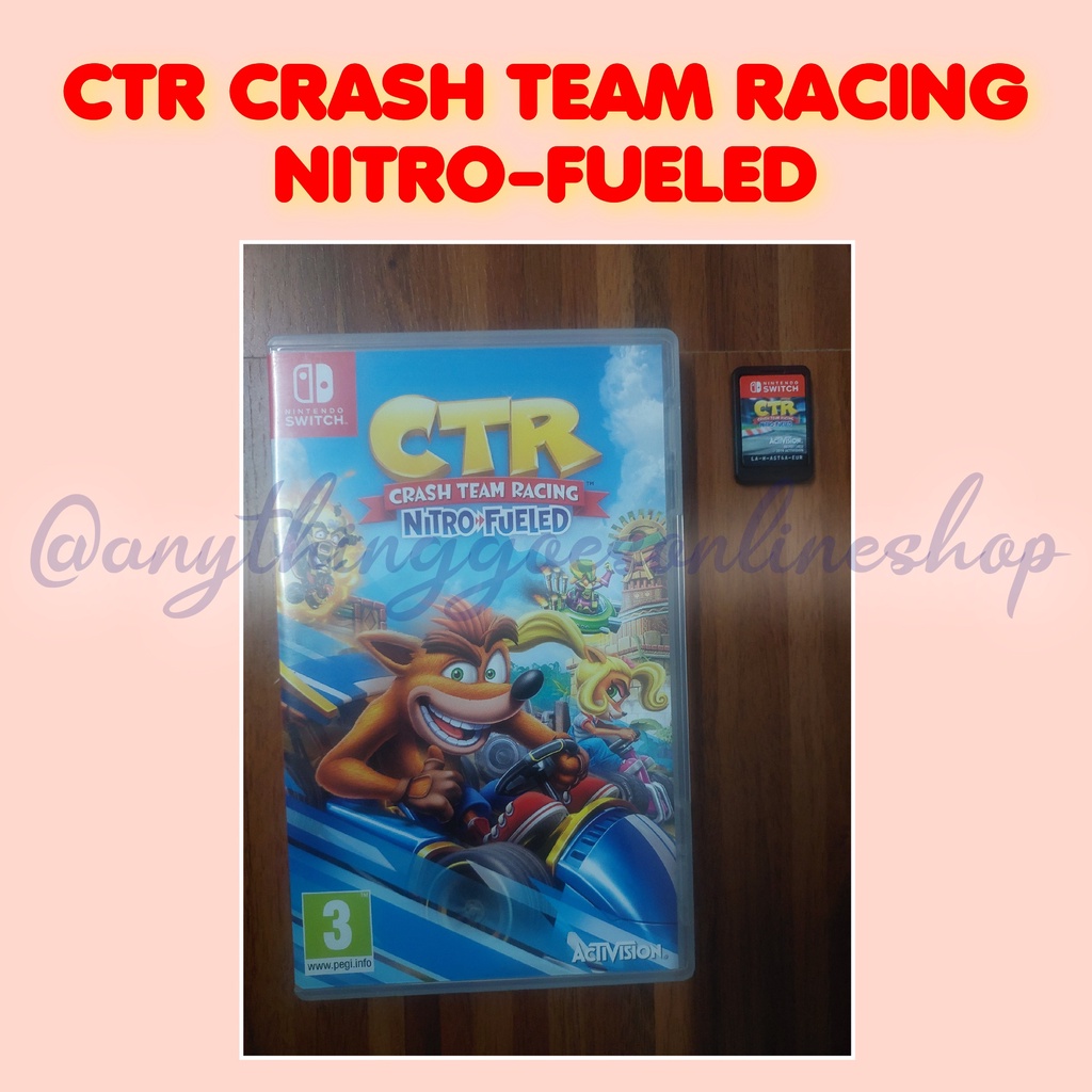CTR Crash Team Racing Nitro Fueled - Nintendo Switch Game | Shopee ...