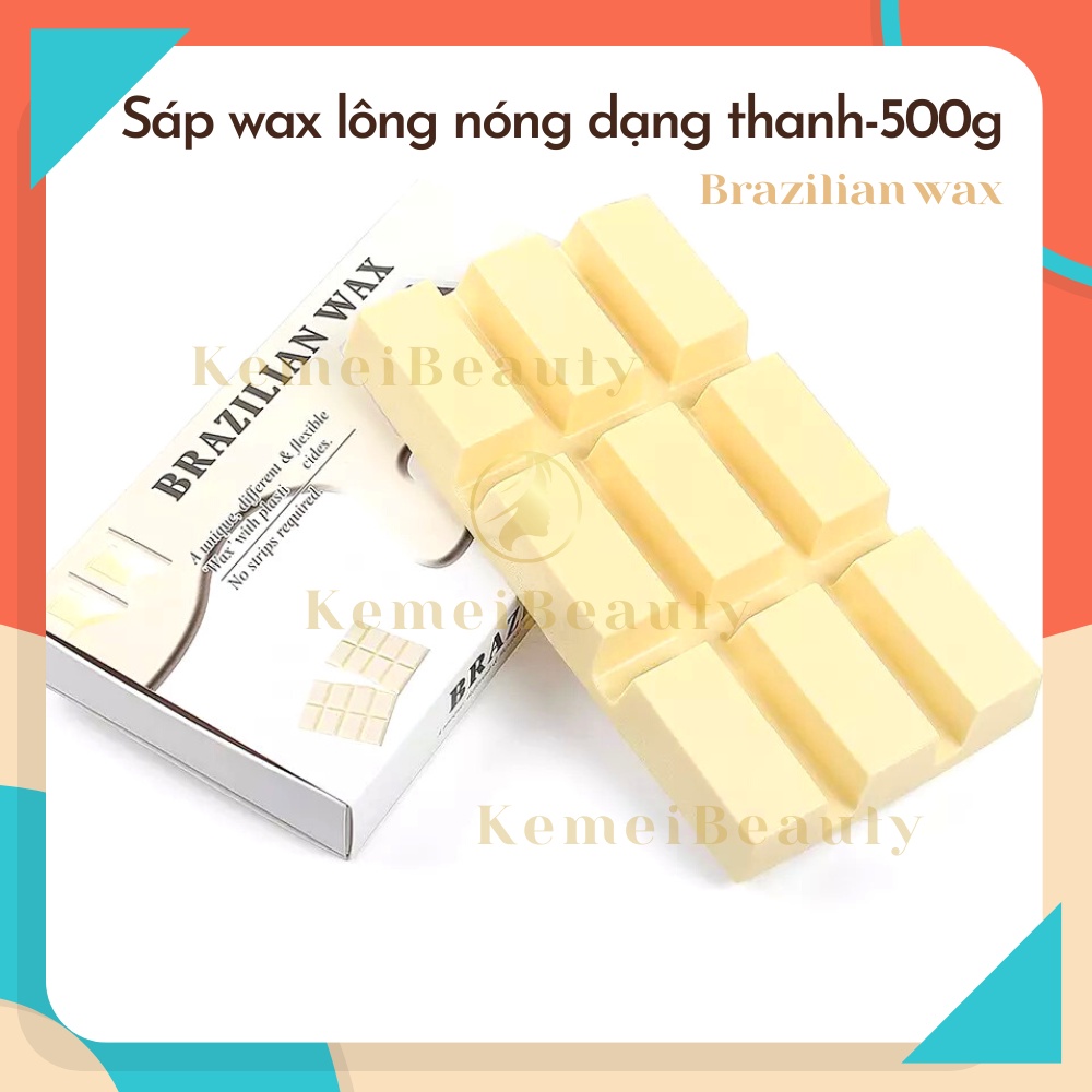 [500G] Hard bar hot hair Wax (Brazilian Wax, Honey Wax) - Hair removal ...