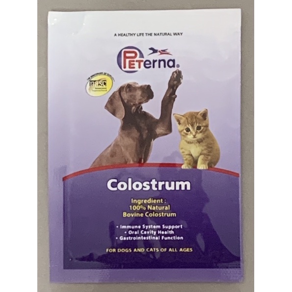 Peterna Colostrum Pettina Colosterim 8 × 10 Hrs. Number 1 Sachet For ...