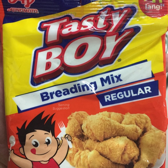 Tasty Boy Breading Mix Regular and garlic 65 grams Ajinomoto | Shopee ...