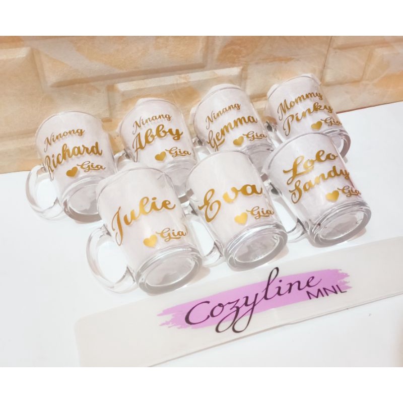 Customized Clear Mug Set of 30pcs | Shopee Philippines