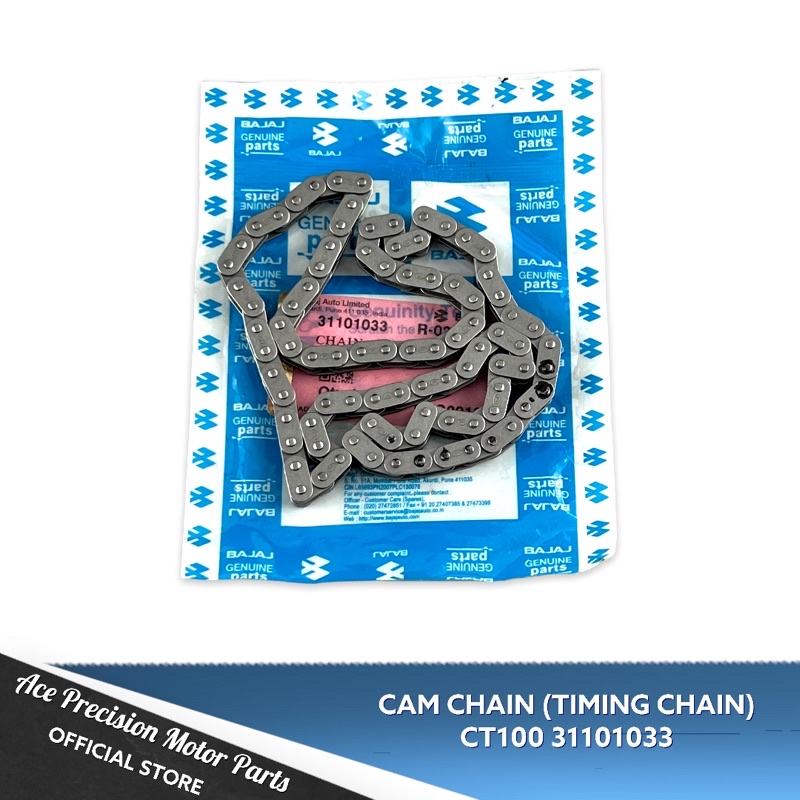 BAJAJ CT 100 TIMING CHAIN 31101033 GENUINE | Shopee Philippines