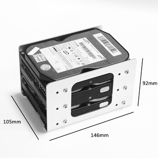 Aluminum 3.5 HDD Hard Disk bracket DIY Hard Disk Box Hard Disk ...