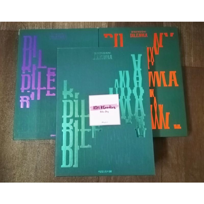 ENHYPEN Dilemma Damage Unsealed Album and TINGI OS Card Folded Poster ...