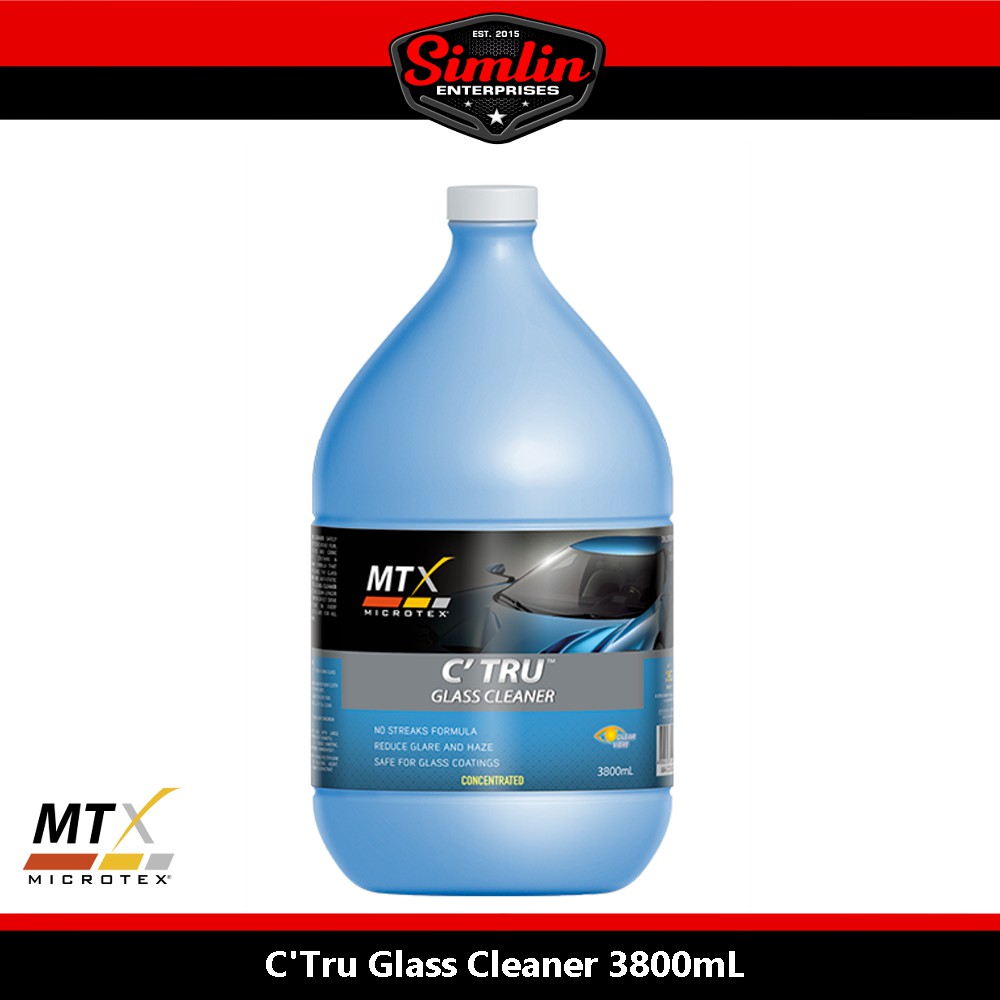 MTX C'TRU 1 Gal 3800ml Concentrated Microtex Car Care Glass and Lens ...