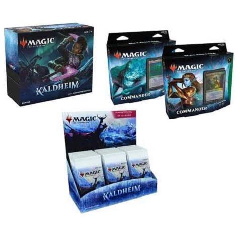 Magic The Gathering mtg Kaldheim Draft Booster set collectors commander ...