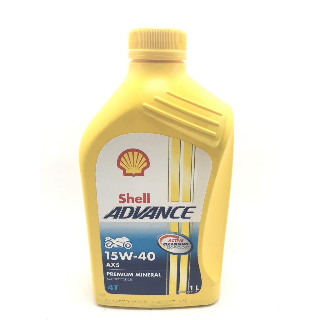 Shell Advance 4T AX5 15W-40 1Liter 800mL | Shopee Philippines