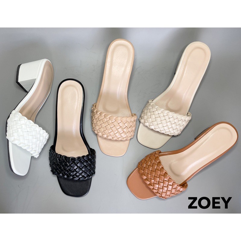 MikaylaShoppe Zoey Block Heels | Shopee Philippines