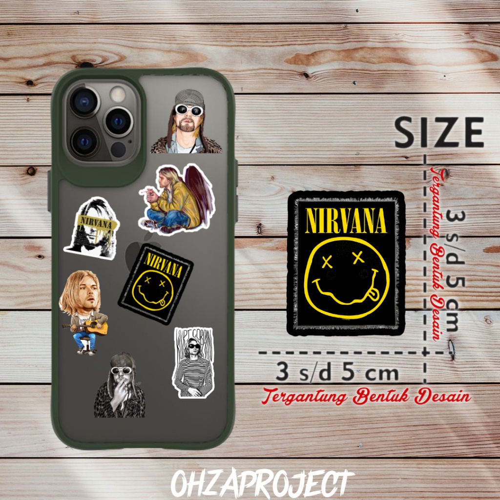 Waterproof VINYL STICKER KURT BAND STICKER COBAIN SERIES BRAND ...