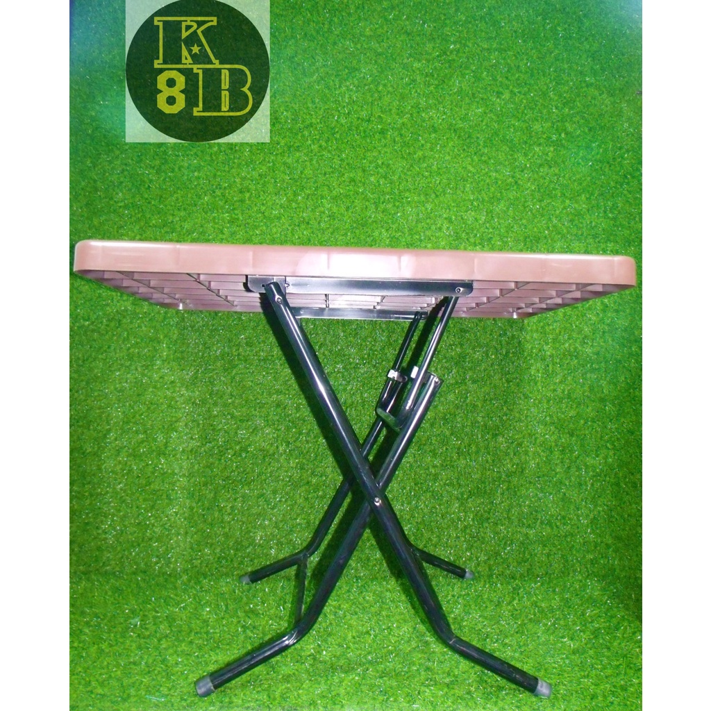 (Nikko) Rectangular Folding Table/LAMESA (Brown) | Shopee Philippines