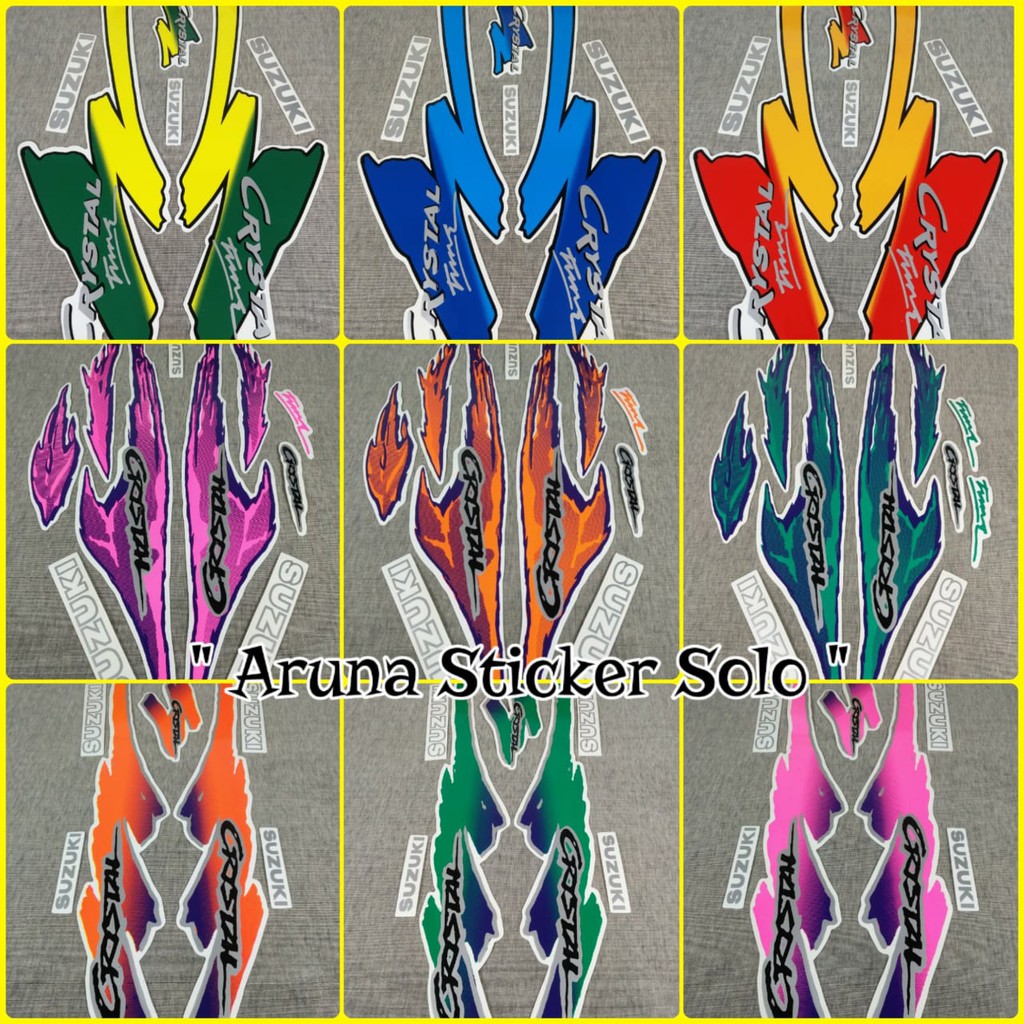Suzuki Crystal Tune Th Motorcycle Striping Sticker 1993-1994 | Shopee ...