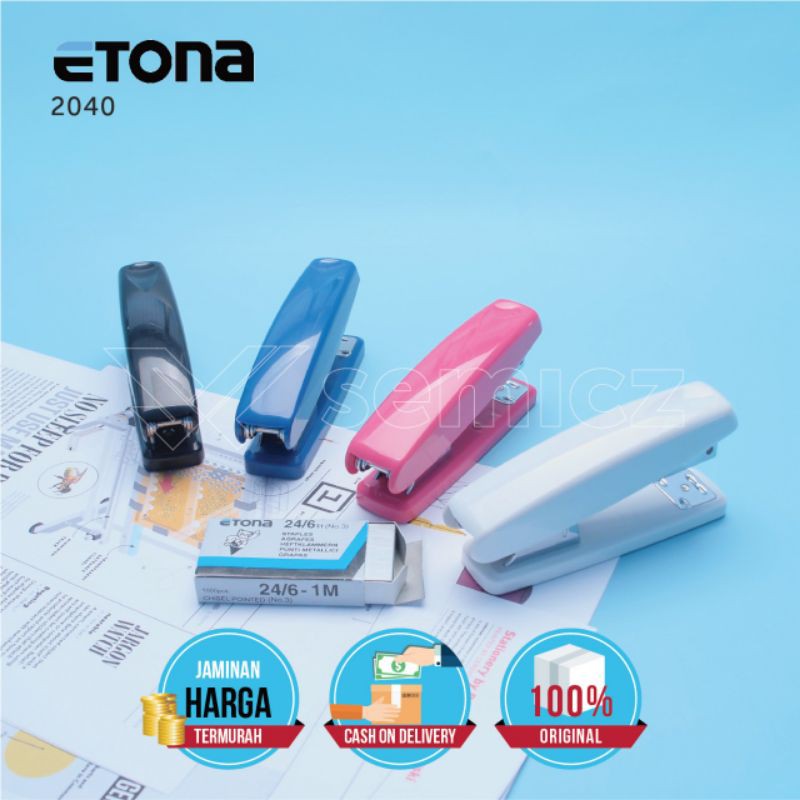 Etona Stapler 2040, staples number 3, similar to HD50. ORIGINAL JAPAN ...
