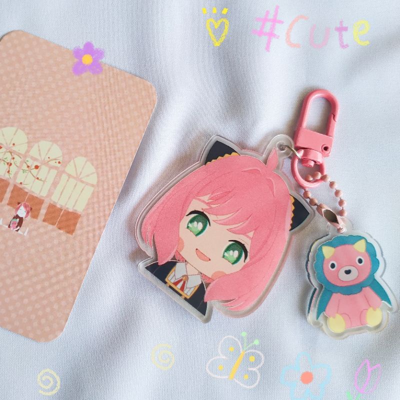 Spy X FAMILY Acrylic Keychain by aimjiee Loid Forger Yor Forger Anya ...