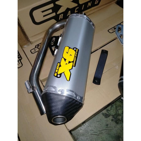 Exos X6 pipe for mio 125/gravis/Burgman /nmax v1/soulty/Gear125 ...