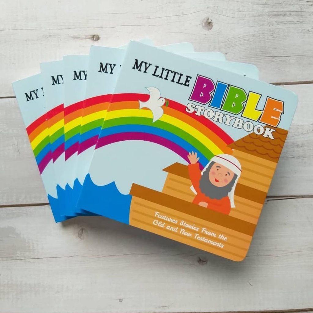 My Little Bible Storybook - Christian Board Book for Kids | Shopee ...
