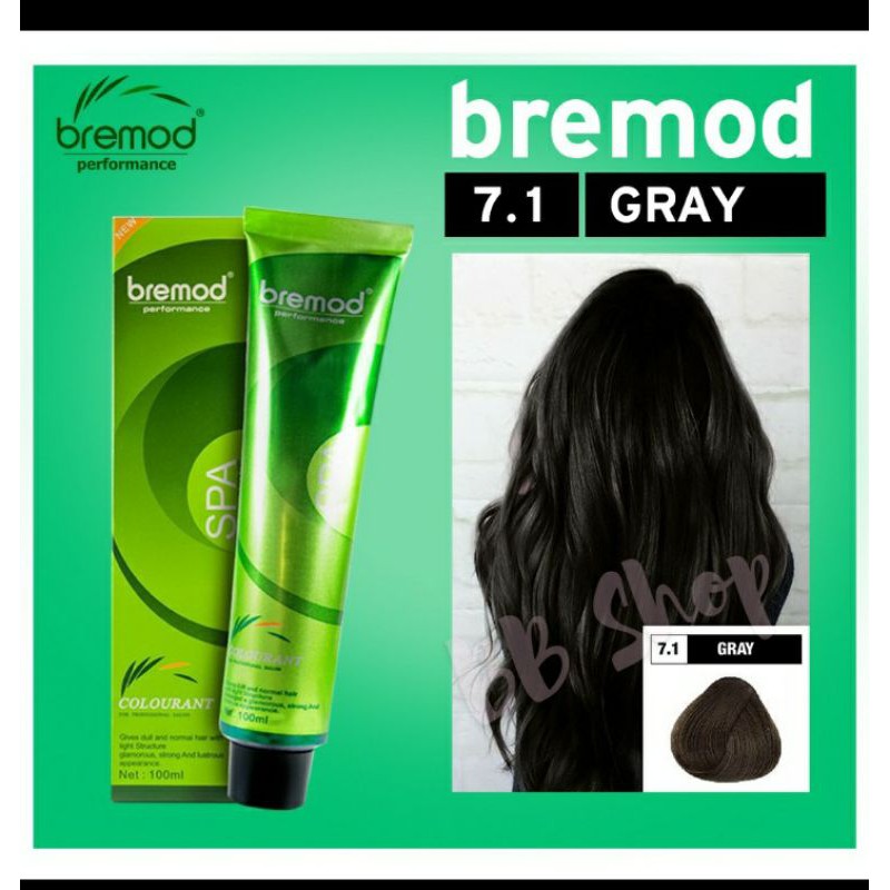 7.1 GRAY_ BREMOD PERFORMANCE HAIR COLOR (NO OXIDIZER) | Shopee Philippines