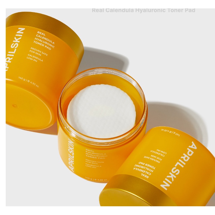 [April Skin]Real Carendula Hyaluronic Toner Pad | Shopee Philippines