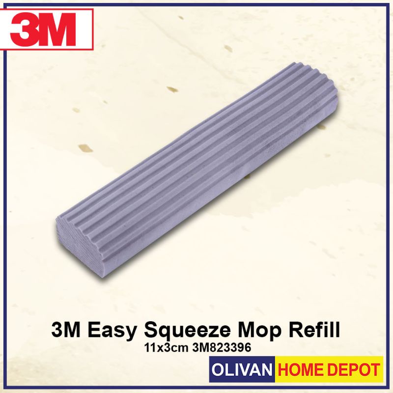 3M Scotch Bright Easy Squeeze Mop Refill 11x3cm 3M823396 | Shopee ...