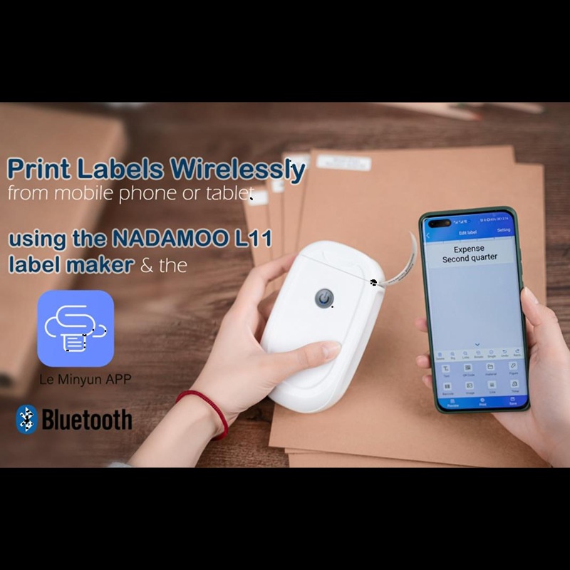 Lowest price LEMIN L11 Label Printer Home Bluetooth Handheld Portable ...