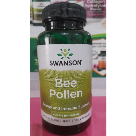 Bee Pollen 400mg 100 capsules EXPIRY: Aug. 2024 Swanson | Shopee ...