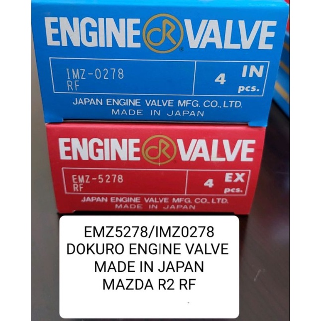 Mazda R2, RF Engine Valve Dokuro Made in Japan | Shopee Philippines