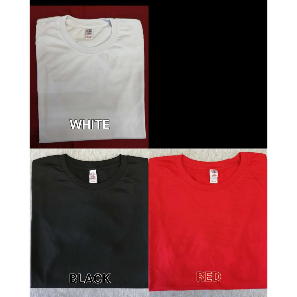 AIIZ ULTRA COTTON PLAIN TSHIRT ROUNDNECK FOR ADULT (UNISEX) (WHITE ...