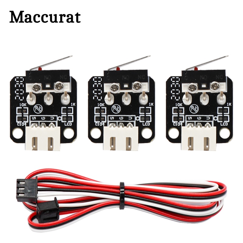 2/5Pcs 3D Printer Accessories X/Y/Z Axis End Stop Limit Switch 3Pin N/O ...