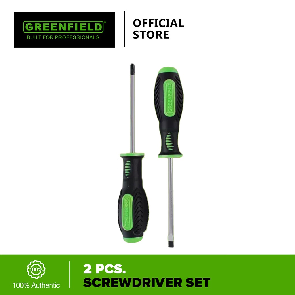 Greenfield Bi-Mat Screwdriver Set 2Pcs - Hand Tools | Shopee Philippines