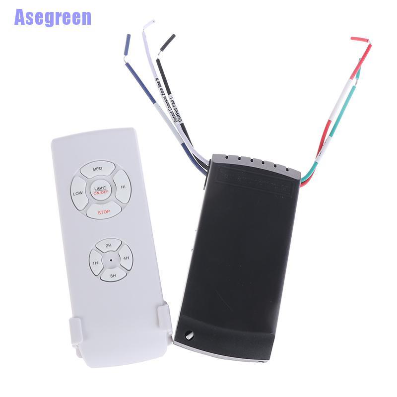 Asegreen: 110-240V Universal Ceiling Fan Lamp Speed Remote Control Kit ... Asegreen: 110-240V Universal Ceiling Fan Lamp Speed Remote Control Kit ...