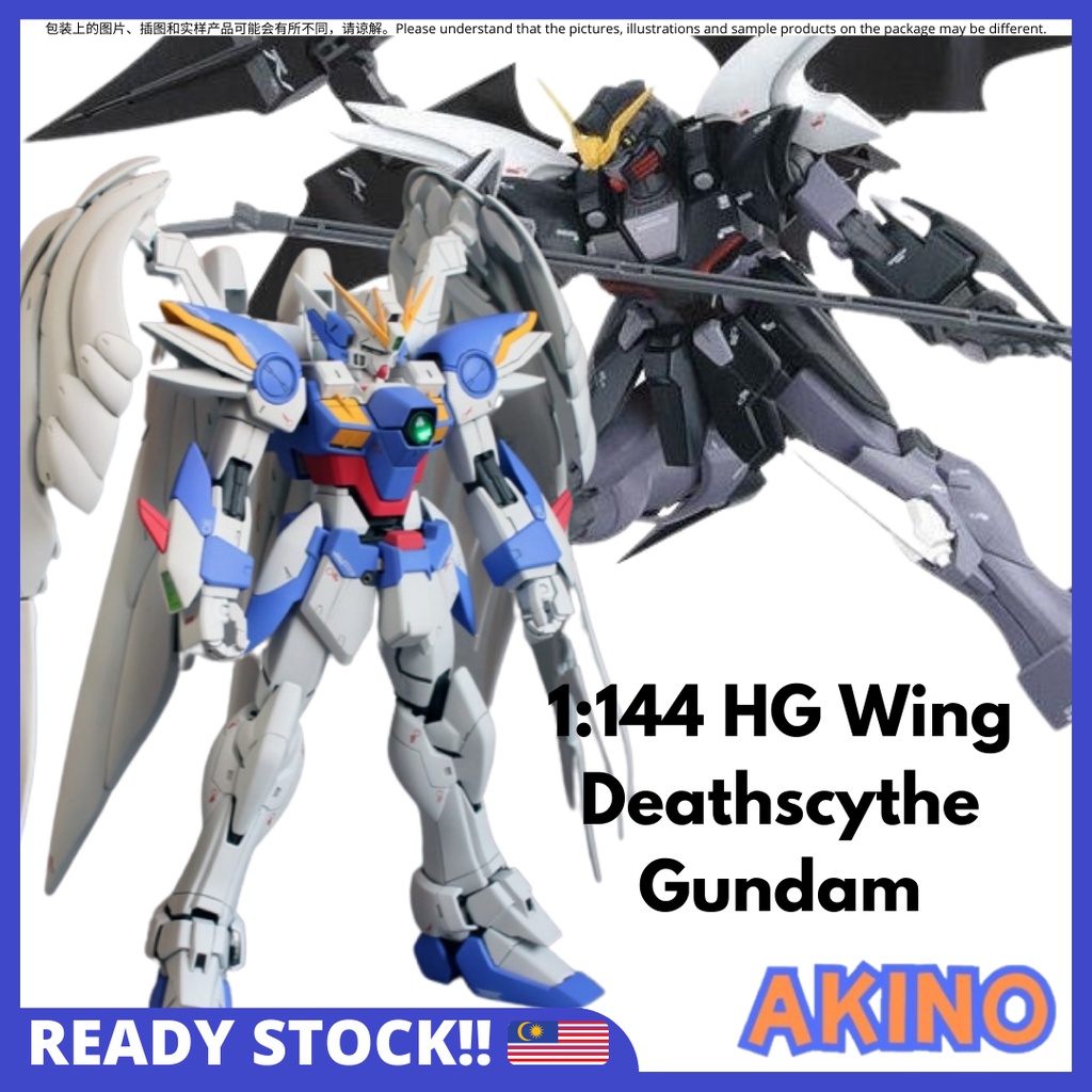 1:144 HG Gundam Kit Wing Zero Fighter Gundam Deathscythe Hell Gundam ...