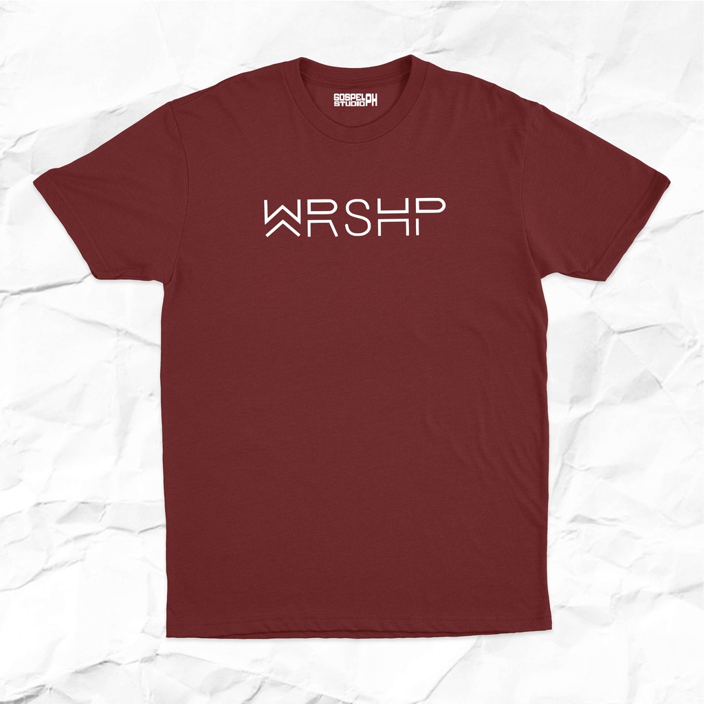 GSPH - Wrshp Typography Bible Verse Shirt Christian Gospel Scriptures ...