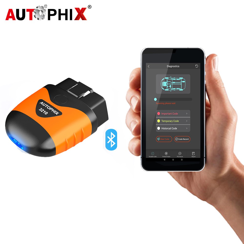 AUTOPHIX 3210 Automotive Diagnostic Tool Reads clears trouble Code ...