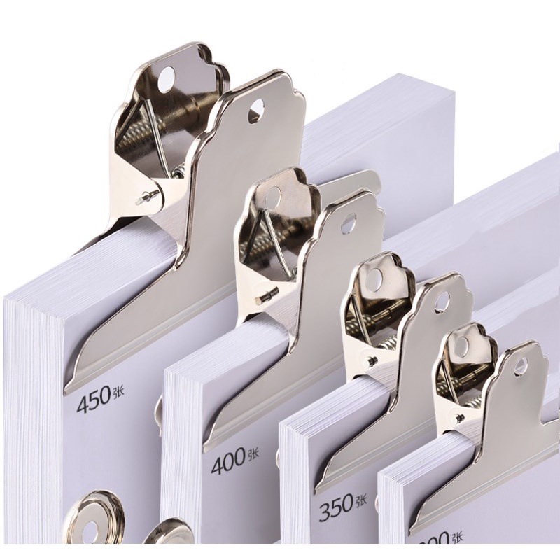 1pc Clamp Binder Large Flat Metal Clip School Supply | Shopee Philippines