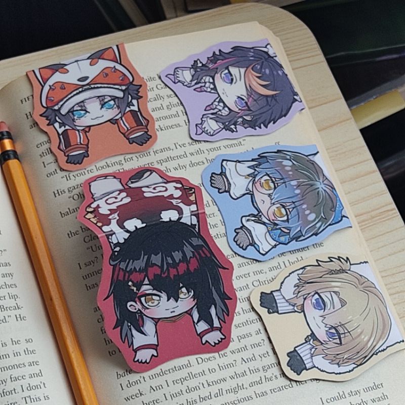 Nijisanji EN Luxiem Chibi Magnetic Bookmarks | Shopee Philippines