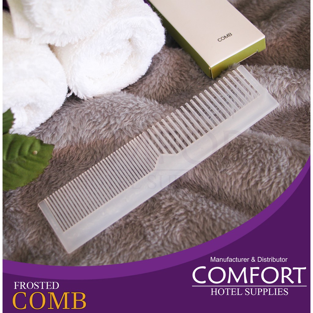Comfort Hotel Supplies Standard Frosted Comb 10pcs. | Shopee Philippines