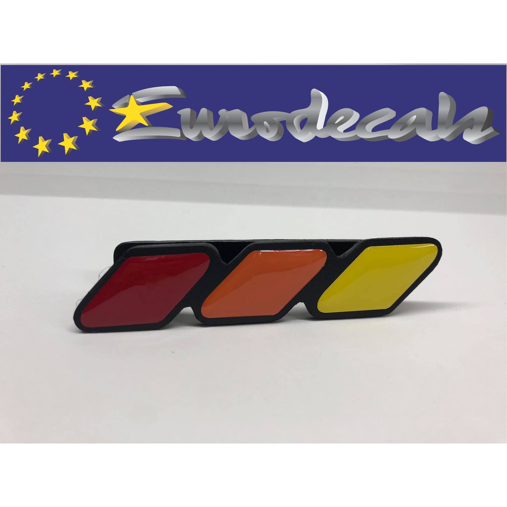 Srt Badge TRD Tri-Color Grille Badge Emblem - Black American Flag ...