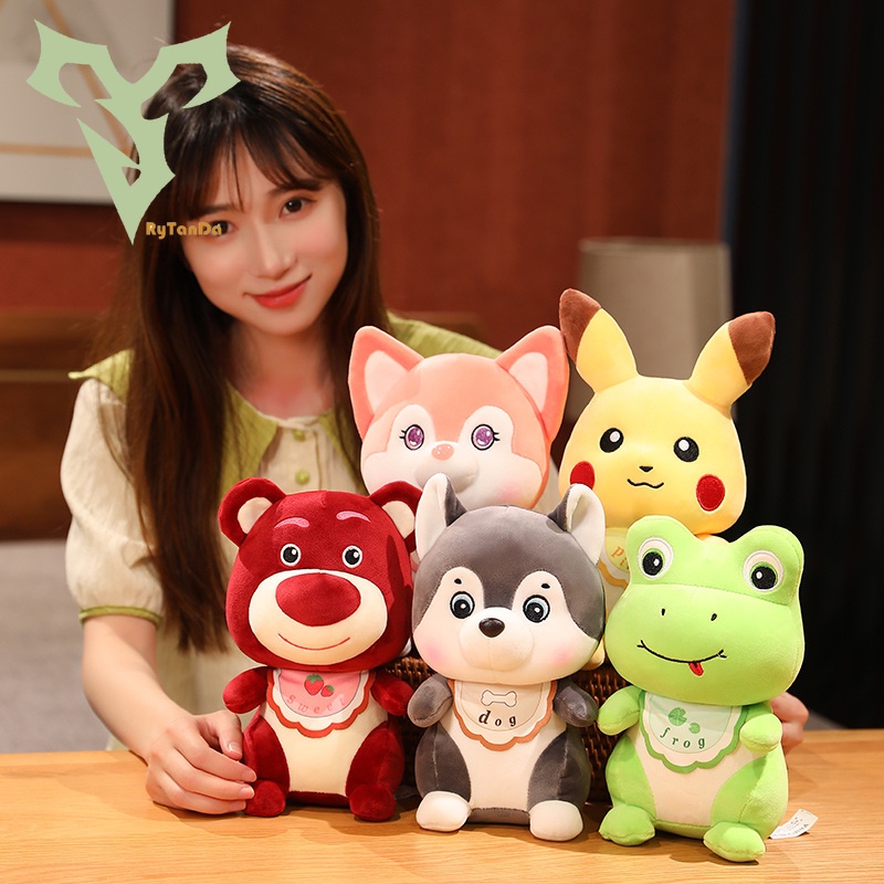 Pikachu The Frog The Fox The Husky Plushy Stuff Plushies for Girls ...