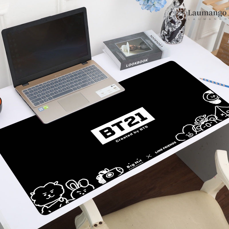 Cute Kpop-Bt21 Mouse Pad Gaming Desk Mat Computer Carpet Offices ...