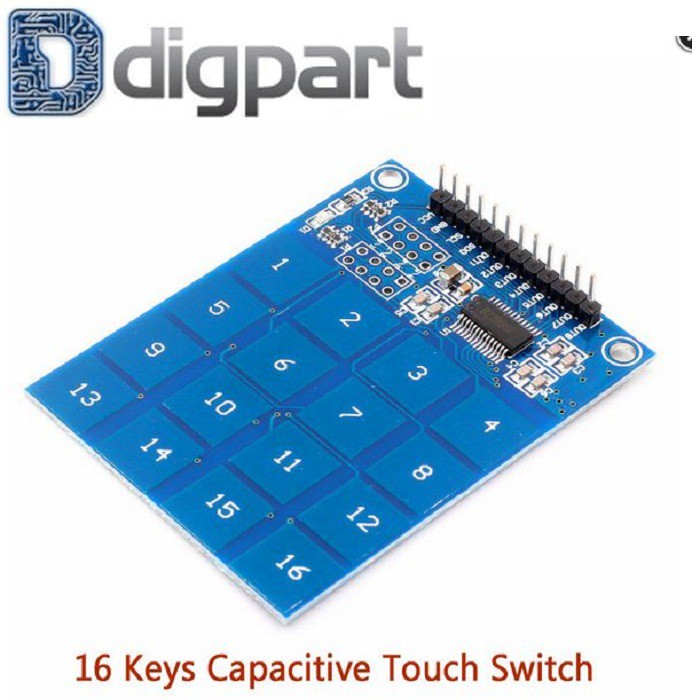 Keypad TTP229 16 Channel Switch For Arduino Touch Sensor Capacitive ...