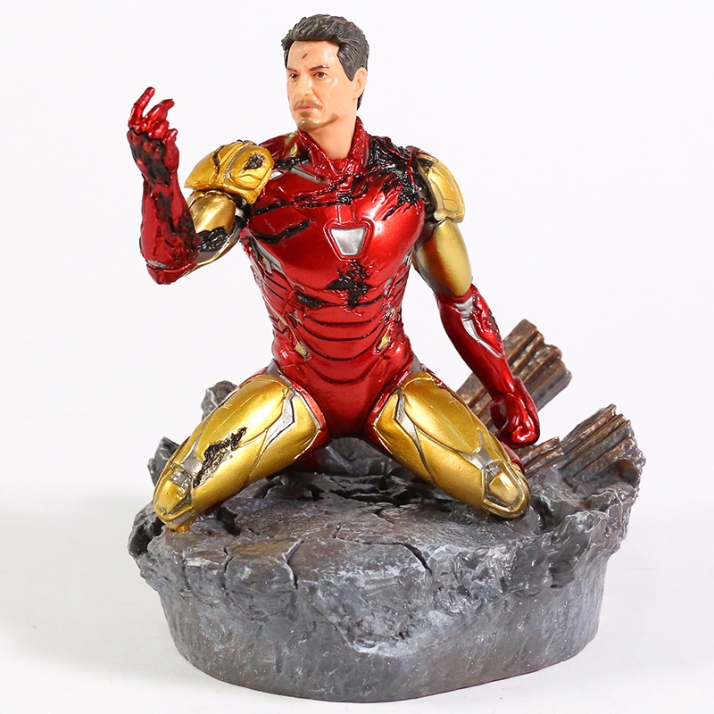 ML Kneeling Iron Man MK85 Endgame Tony Stark PVC Statue Figure Toy No ...