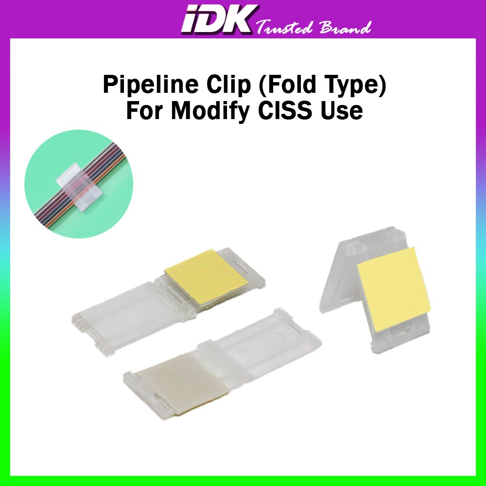 (1pc) CISS Pipeline Clip Clincher (Fold Type) Ink Tube Clip Ink Hose ...