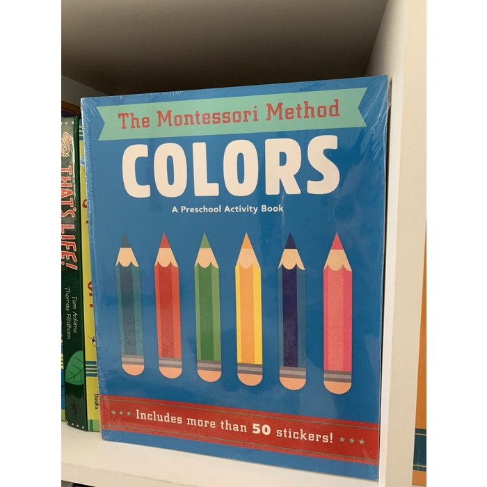 The montessori method colors a preschool activity book | Shopee Philippines