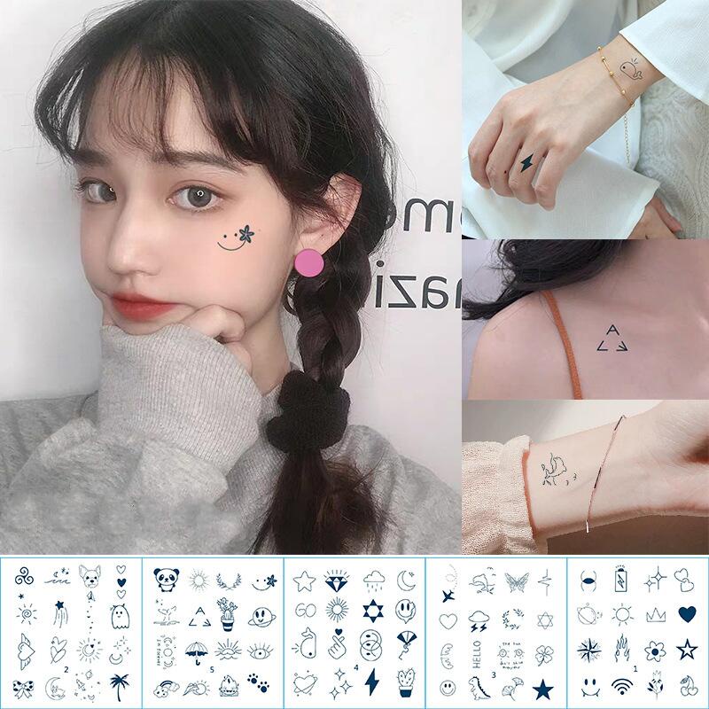 80 Kinds of Small Pattern Tattoo Stickers Ins Cute Style Waterproof ...