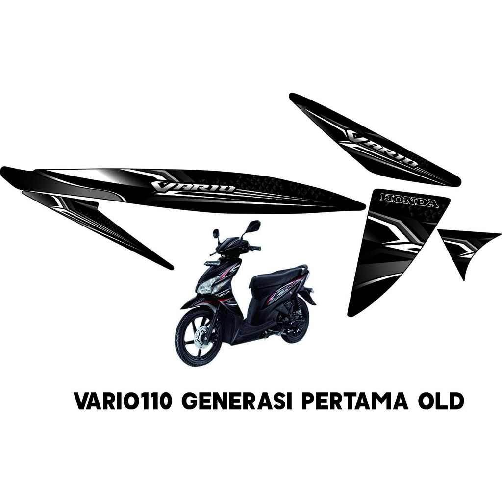 DECAL STICKER / STRIPING STICKER VARIATION HONDA MOTOR VARIO 110 OLD ...