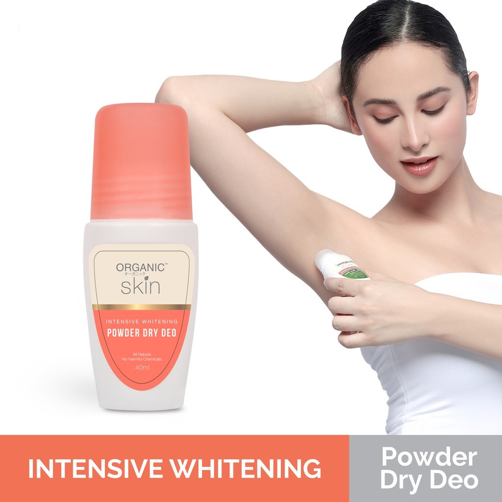 Organic Skin Japan Intensive Whitening Underarm Powder Dry Deodorant ...
