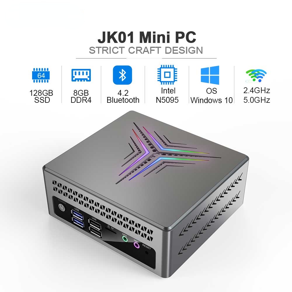 JK01 5095 Mini Pc Win 11 Intel 11th Celeron Mini Gaming Computer Hdmi ...