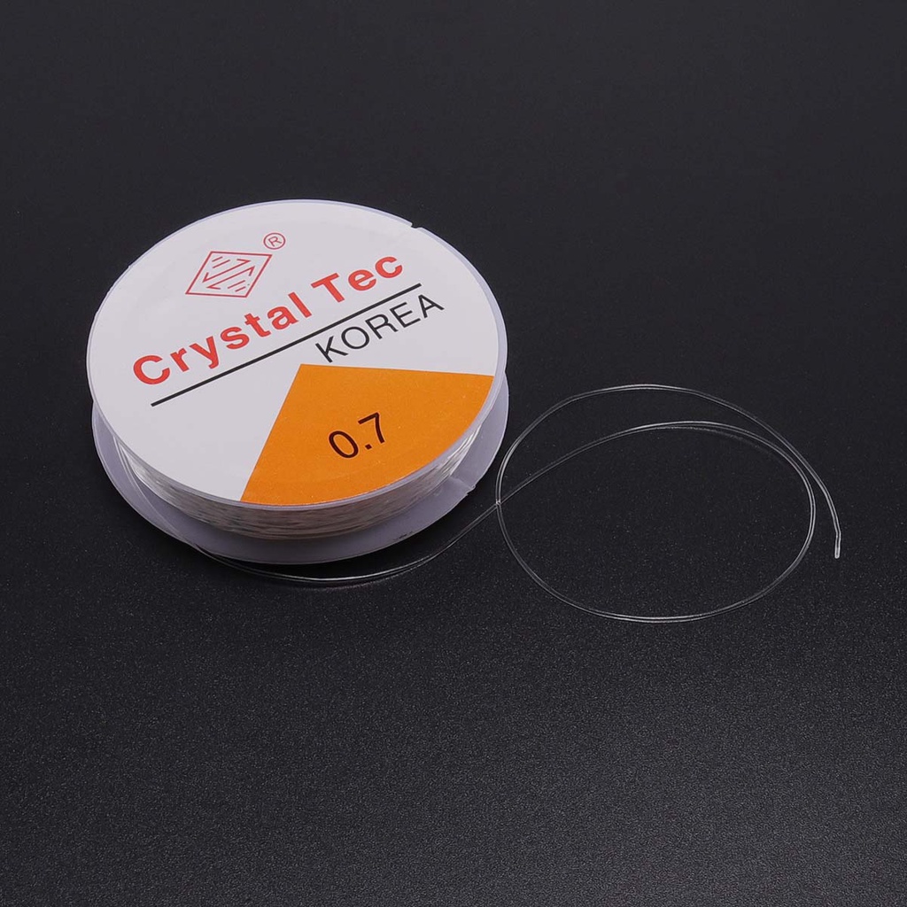 St.Kunkka 1 Roll Diameter 0.5-1mm Crystal Stretchy Rope Clear Crystal ...