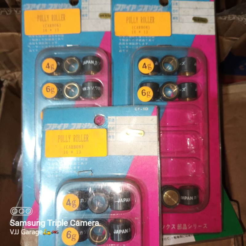 SYM JET 100 ALPHA & EURO - PULLEY BALL / ROLLERS 4grams & 6grams ( Sold ...