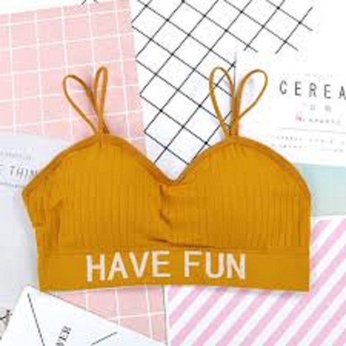 HAVE FUN bra Thread tube top seamless underwear ( NEW ) | Shopee ...