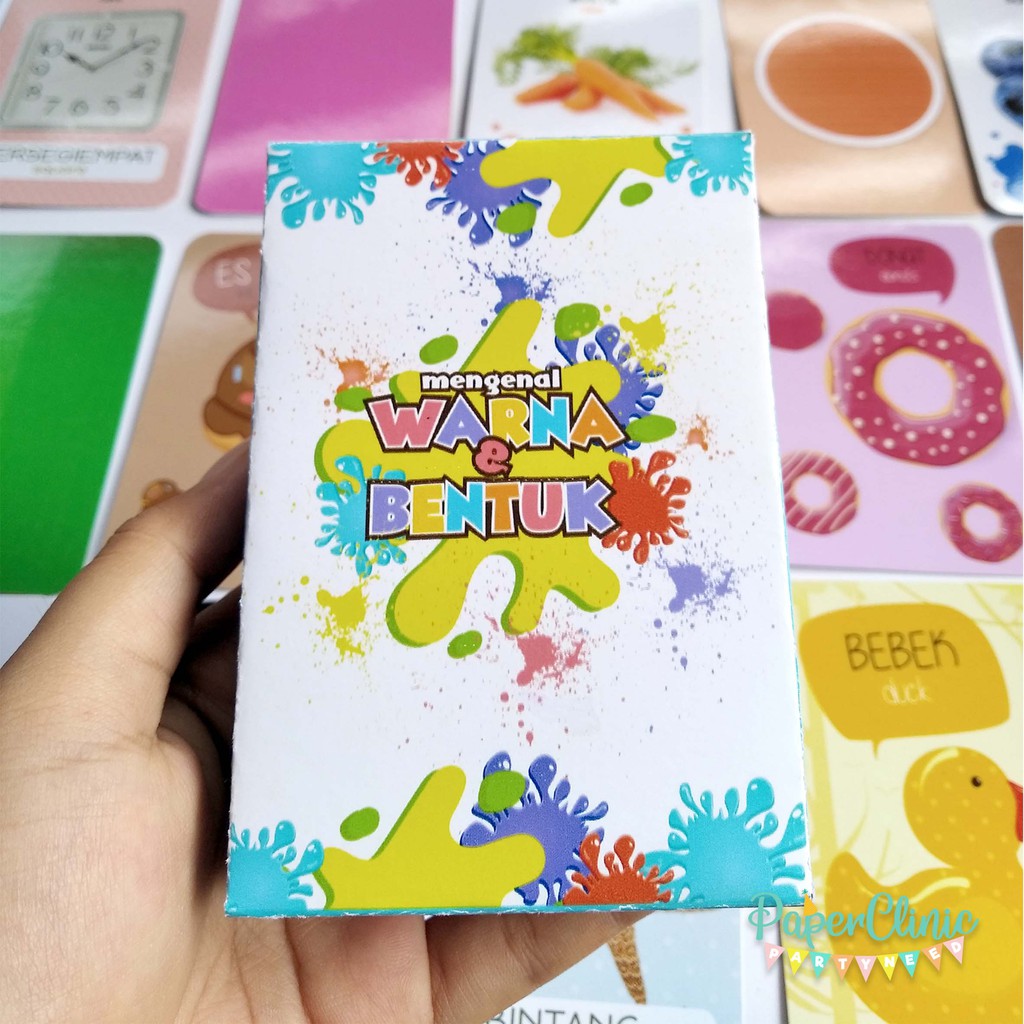 Flashcard Know Colors And Form / Smart Cards Learning Toddlers | Shopee ...